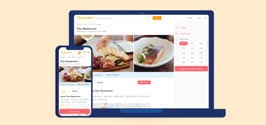 6 benefits of Pro - the new and improved restaurant reservation system from Quandoo for Restaurants